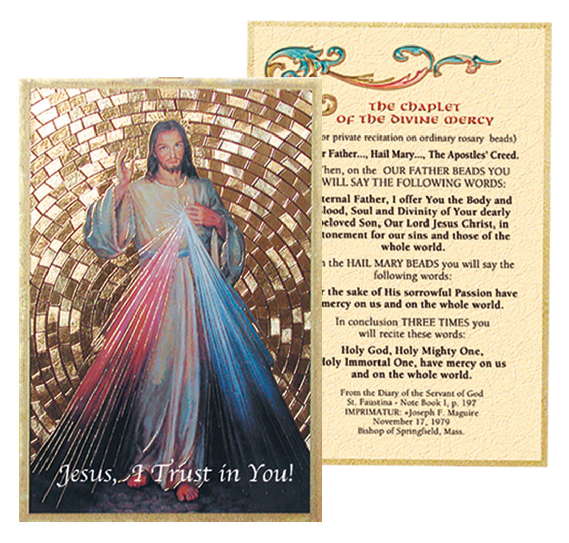 Chaplet of the Divine Mercy 4x6 Mosaic Plaque – Catholic Faith Store