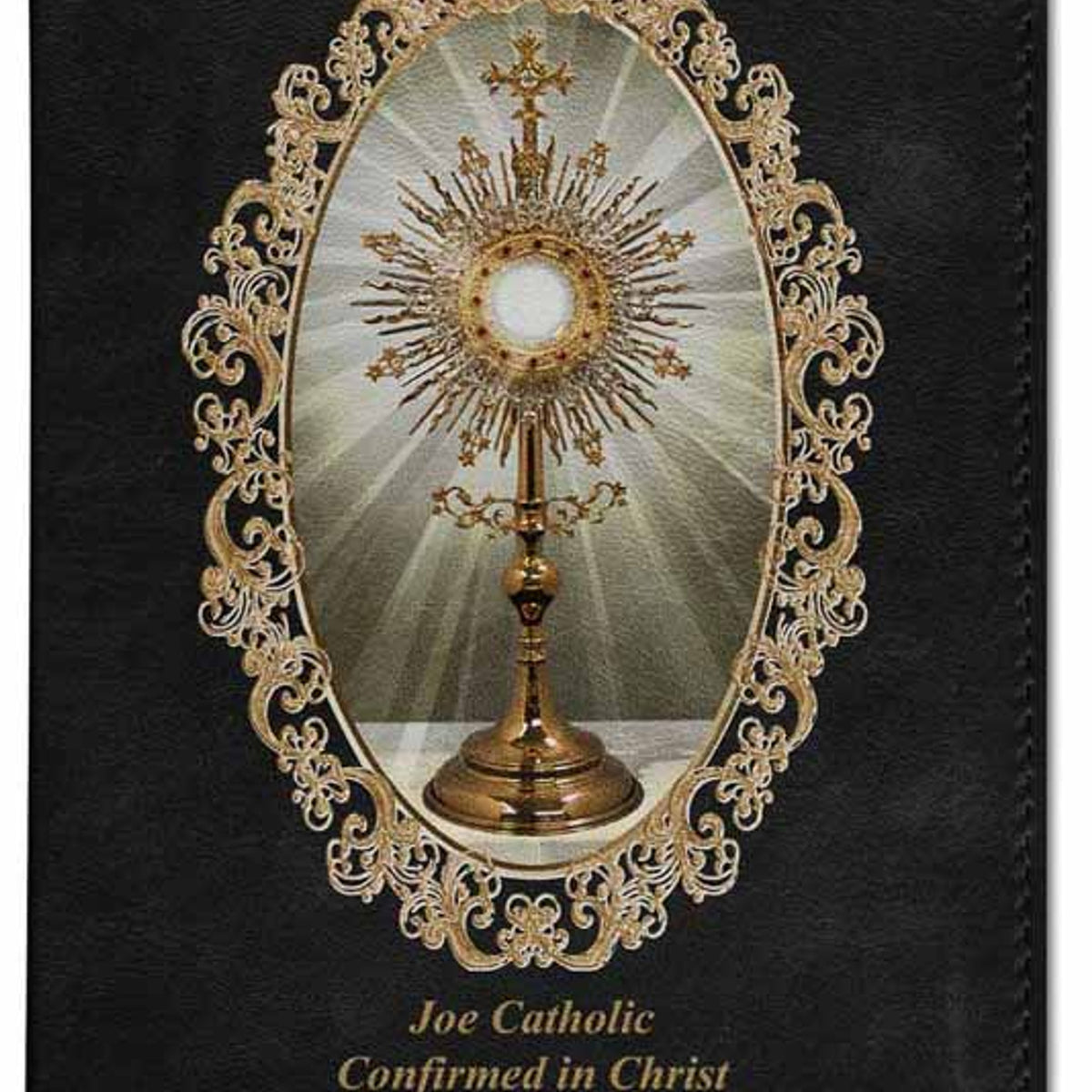 Monstrance with Elegant Border Catholic Bible – Catholic Faith Store