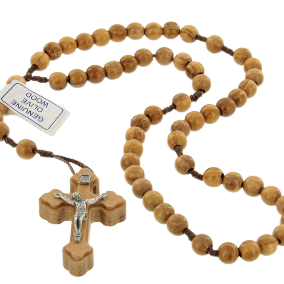 Rustic Olive Wood Rosary – Catholic Faith Store