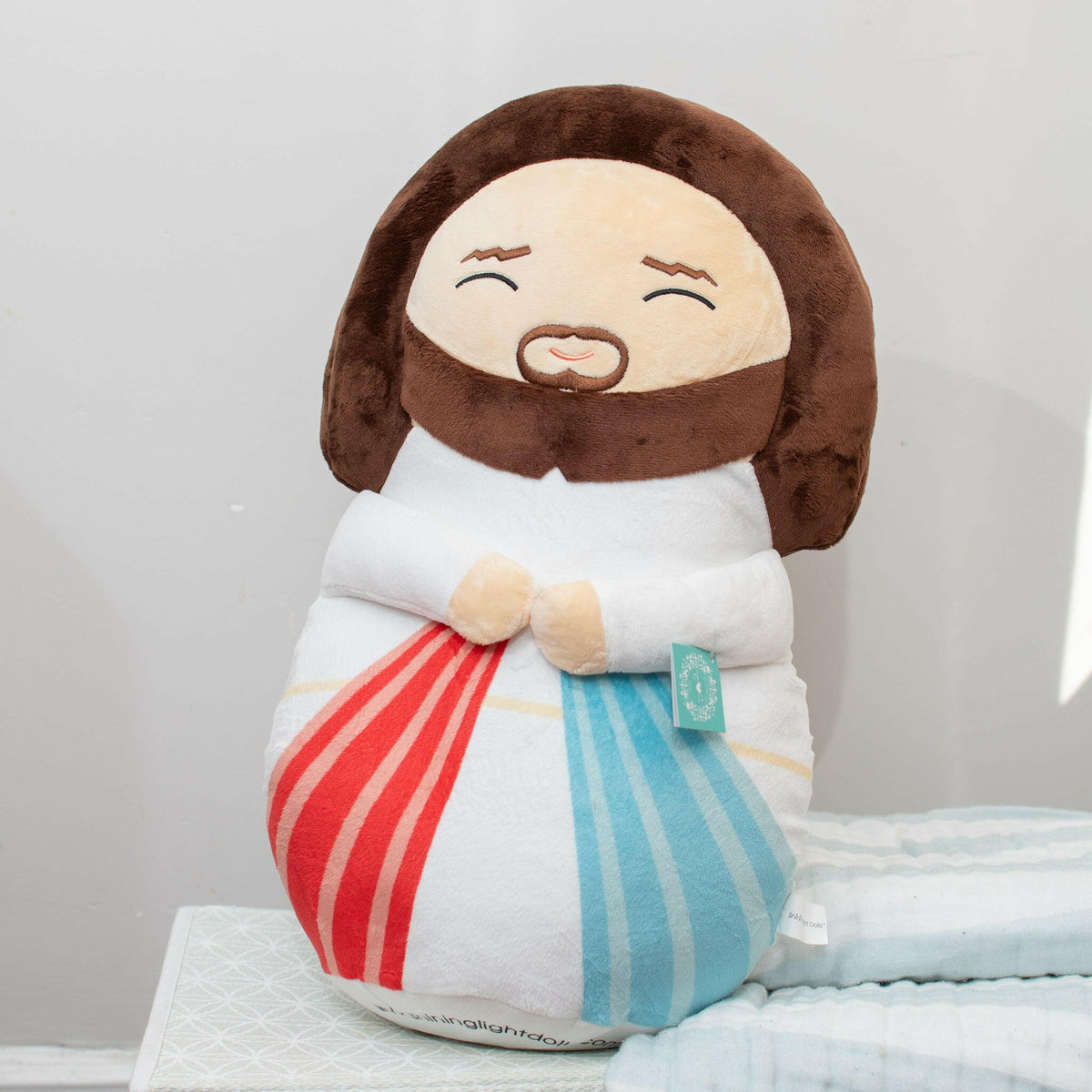 Jumbo Divine Mercy Jesus Plush Doll | Catholic Easter Basket – Catholic ...