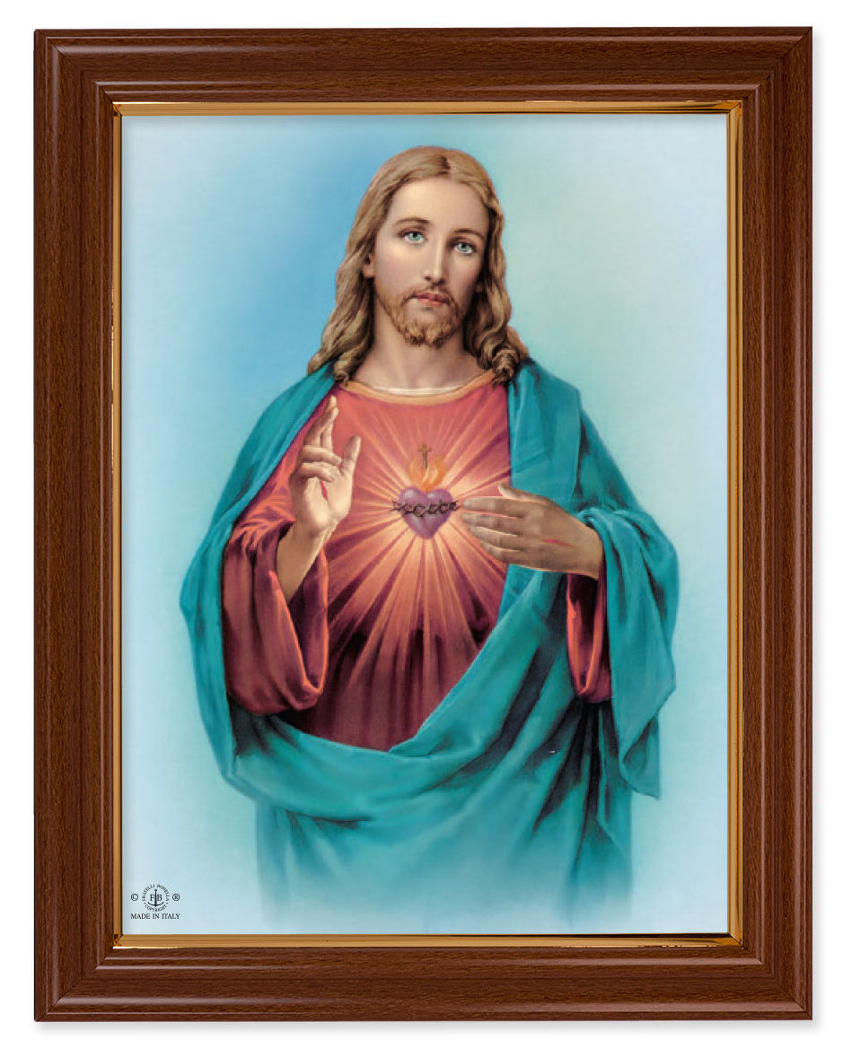 Sacred Heart of Jesus 12x16 Framed Print Artboard – Catholic Faith Store