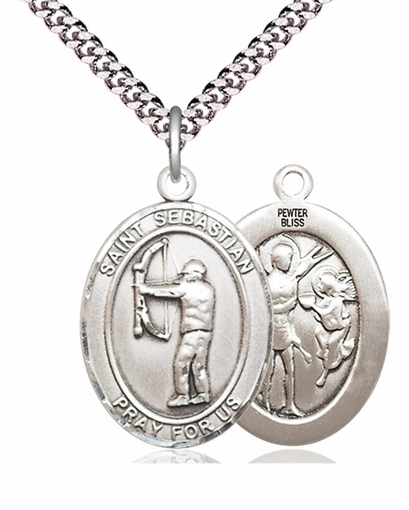 St. Sebastian Archery Medal – Catholic Faith Store