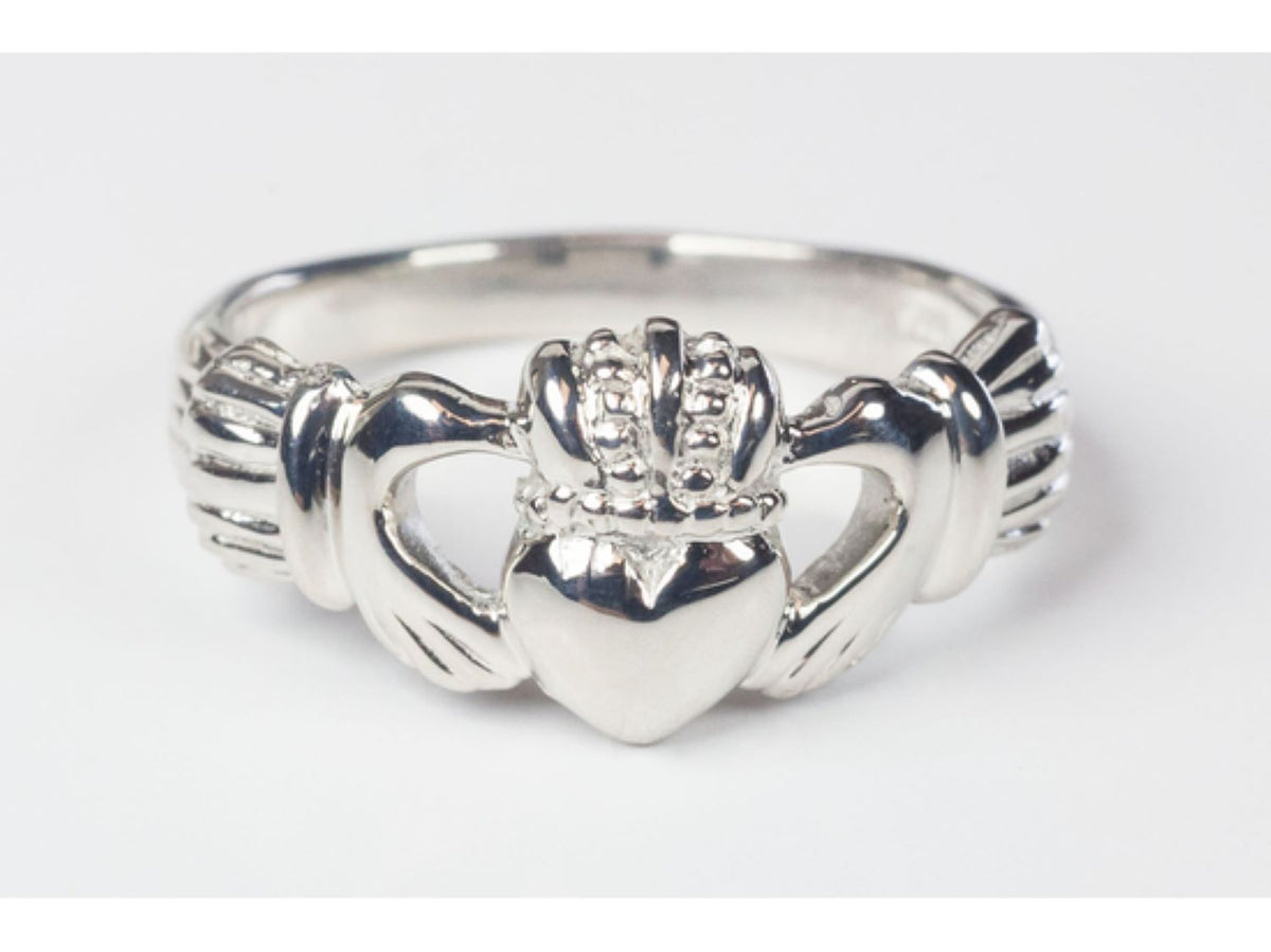 Sterling Silver Claddagh Ring – Catholic Faith Store